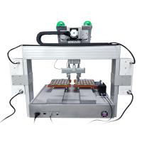 China Rotating Automatic Soldering Machine Double Platform For Industrial Electronic for sale