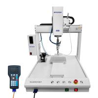 China Bench Top Automatic Soldering Machine Robot Practical Double Y Axis for sale