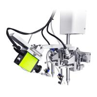 China Digital Screen Automatic Soldering Robot White Color With Double Head for sale