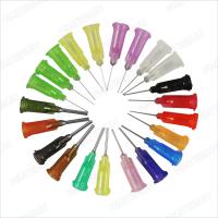 China Multicolor Flexible Syringe Tips 14G-34G , Practical Blunt Dispensing Needle for sale