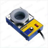 China Round Blue Lead Free Solder Pot , 180W-500W Solder Melting Pot for sale