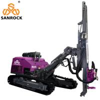 China Mining DTH Drilling Rig 78kw Diesel Power Hydraulic Rotary Borehole Drilling Rig for sale