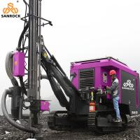 China Integrated Surface Drilling Machine Mining Hydraulic Blast Hole DTH Drilling Rig 30m for sale