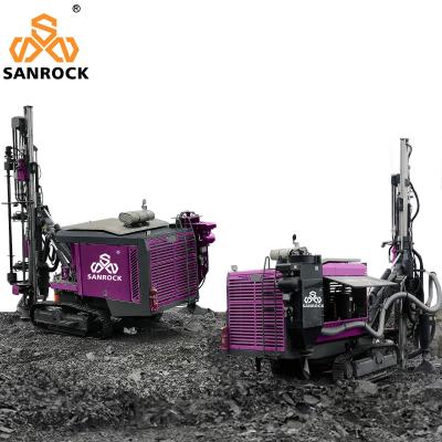 China Mining Integrated Drilling Equipment Hydraulic Rotary Borehole Crawler DTH Drilling Rig for sale