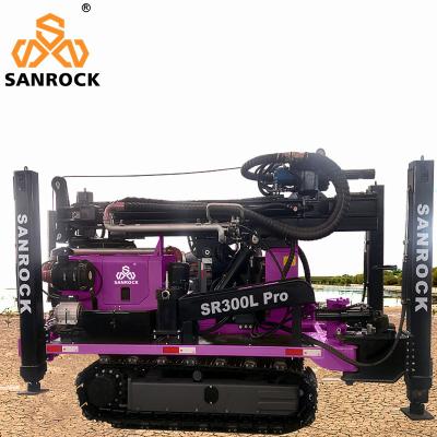 China 300Meter deep water drilling rigs 92KW diesel hydraulic water well drilling rig machine for sale