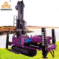 China 78kw Diesel Water Well Drill Rig Hydraulic Rotary Borehole  Portable Water Drilling Rig for sale