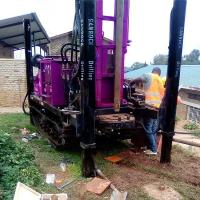 China Full Hydraulic Crawler Water Well Drilling Rig 400m Depth Water Drilling Rig Machine for sale