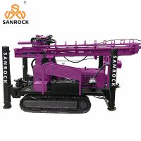 China Full Hydraulic Crawler Water Well Drilling Rig 400m Depth Water Drilling Rig Machine for sale