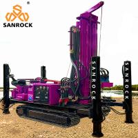 China Hydraulic Water Drilling Rig Crawler Diesel Water Well Drilling Equipment for sale