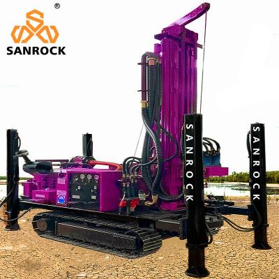 China Hydraulic Water Drilling Rig Crawler Diesel Water Well Drilling Equipment for sale
