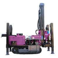 China 180m Depth Well Drilling Rig Crawler Mounted Rotary Drill Rig for Drilling Diameter 140-254mm for sale