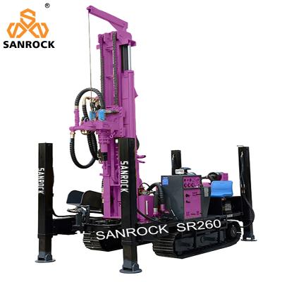 China 70KW Crawler Water Well Drilling Rig Hydraulic Borehole Deep Water Well Drilling Machine for sale