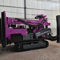 China 70KW Crawler Water Well Drilling Rig Hydraulic Borehole Deep Water Well Drilling Machine for sale