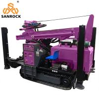 China Diesel Water Well Drilling Rig Hydraulic Crawler Water Well Drilling Equipment for sale