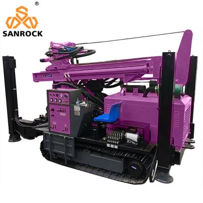 China Diesel Water Well Drilling Rig Hydraulic Crawler Water Well Drilling Equipment for sale
