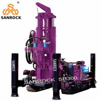 China Hydraulic Water Well Rig Rotary Bore Hole Depth 300m Water Drilling Rig Machine for sale