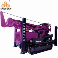 China Multifunction Water Well Drilling Rig Hydraulic Bore Hole Crawler Water Well Equipment for sale
