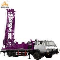 China Truck Mounted Deep Water Well Drill Rig With Mud Pump 1000m for sale