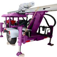 China Small Water Well Drilling Rig Hydraulic Trailer Mounted Water Well Drilling Rig Machine for sale