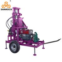 China Borehole Water Drilling Rig Deep 100m Portable Hydraulic Water Well Drilling Rig for sale