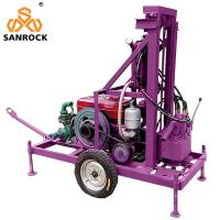 China Rotary Water Drilling Rigs Portable Hydraulic Borehole Water Well Drilling Equipment for sale