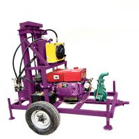 China Portable Water Well Drilling Equipment Hydraulic Small Water Drilling Rig Machine for sale