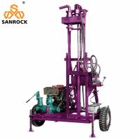 China Portable Water Well Drilling Rigs Bore Hole 120m Deep Water Drilling Rig Machine for sale