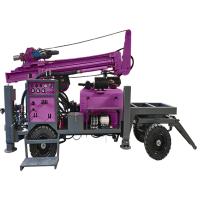China Hydraulic Water Well Drilling Rig Bore Hole 200m Deep Water Drilling Machine for sale