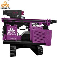 China Solar Hydraulic Press Pile Driving Equipment Screw Pile Ramming Machine for sale