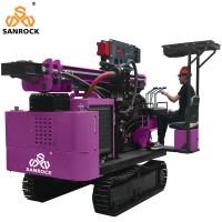 China Solar Hydraulic Press Pile Driving Equipment Screw Pile Ramming Machine for sale