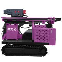 China Solar Pile Driver Machine Guardrail Pile Drilling Rig Construction Machinery Photovoltaic Hydraulic Pile Driver for sale