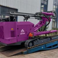China Ground Pile Driver Machine Highway Guardrail Piling Machinery Hydraulic Solar Pile Driver for sale