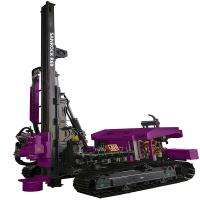 China Diesel Solar Pile Driving Machine Highway Guardrail Pile Driving Rig Screw Pile Driver for sale