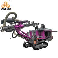 China Hard Rock Borehole Drilling Rig Hydraulic DTH Drilling Machine Crawler Drilling Rig for sale
