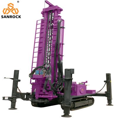 China Water Drilling Machine Borehole 350m Depth Hydraulic Crawler Water Well Drilling Rig for sale