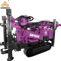 China Hydraulic Well Drilling Equipment Rotary Borehole 450m Water Well Drilling Rig Machine for sale
