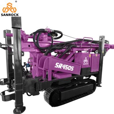 China Hydraulic Well Drilling Equipment Rotary Borehole 450m Water Well Drilling Rig Machine for sale
