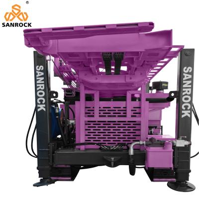 China Water Well Drilling Rig With Mud Pump 550m Depth Hydraulic Crawler Water Drilling Rig for sale