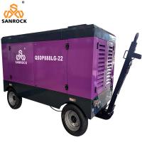 China Mining 22 Bar High Pressure Portable Screw Air Compressor Machine for sale