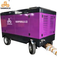 China SANROCK High Pressure Screw Air Compressor Machine Mining Price for sale
