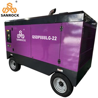 China High Pressure Mining Diesel Engine Screw Air Compressor Machine for sale