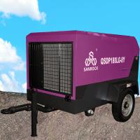 China Small Screw Air Compressor Portable Mining Diesel Engine Air Screw Compressor Machine for sale
