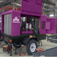 China High Pressure Screw Air Compressor Mining Diesel Engine Screw Air Compressor Machine for sale