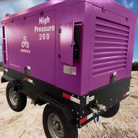 China 162KW Diesel Engine Air Compressor With Wheels Mining Screw Air Compressor Machine for sale