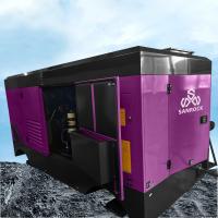 China 221KW Diesel Screw Air Compressor Machine High Pressure Water Well Screw Air Compressor for sale