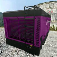China 221KW Diesel Screw Air Compressor Machine High Pressure Water Well Screw Air Compressor for sale