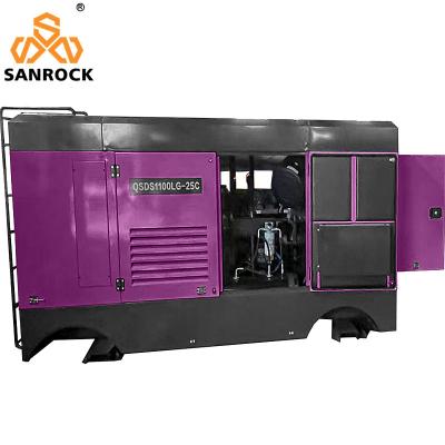 China 294KW Diesel Engine Mining Screw Type Air Compressor Machinery Stationary for sale