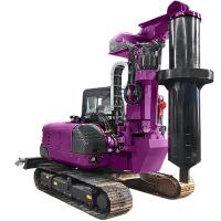 China Compact Rotary Drilling Rigs Urban Construction Works Auger Borehole Drilling Rig Equipment for sale