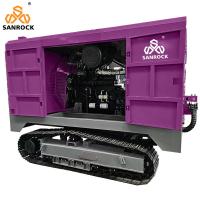 China Steel Crawler Diesel Screw Air Compressor High Pressure Rotary Screw Air Compressor for sale