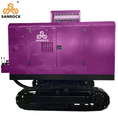 China Steel Crawler Air Compressor Machine Mining Screw Air Compressor Diesel Air Compressor for sale